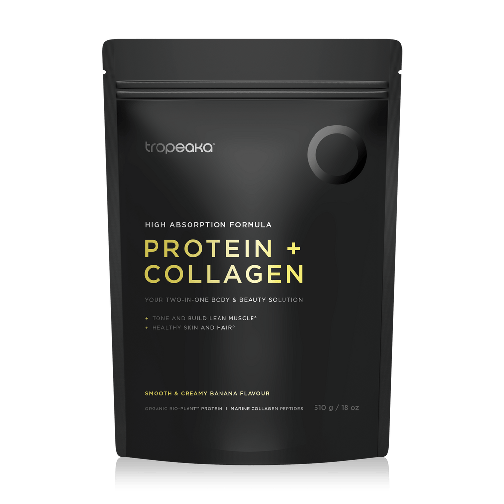 Protein + Collagen Powder | Smooth & Creamy Banana | Organic Plant ...